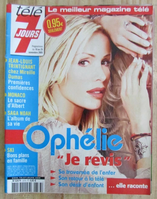PROGRAMME TÉLÉVISION TÉLÉ 7 JOURS N° 2373 du 19 au 25 NOVEMBRE 2005 ...