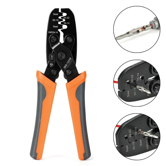 CRIMPING PLIERS PLIERS Crimp Tool Open Barrel Terminal Hand Crimpers ...