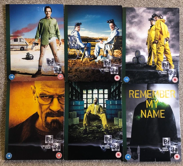 BREAKING BAD COMPLETE DVD Box Set Series 1-6 21 Discs 62 Ep White ...