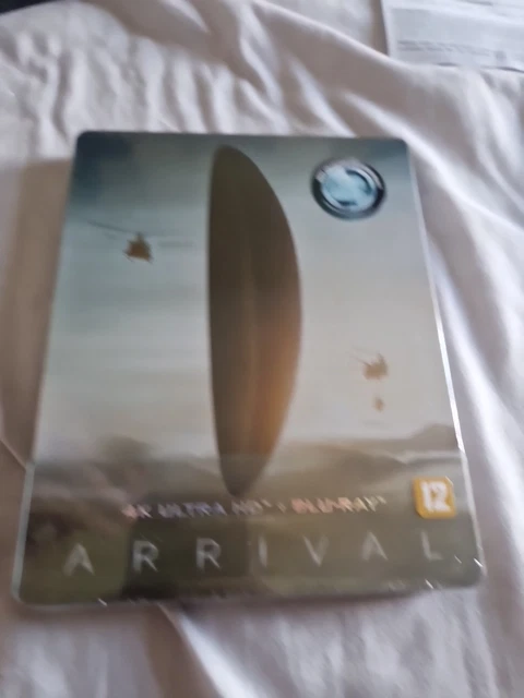 ARRIVAL - 4K UHD + BLU-RAY Steelbook Limited Edition - 1/4 Quarter Slip / WeET £103.68 - PicClick UK
