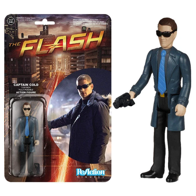 THE FLASH - Figurine articulée Captain Cold ReAction de 3,75 pouces de ...