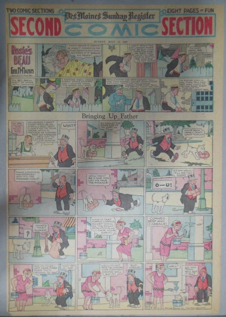 BRINGING UP FATHER Sunday by George McManus from 7/17/1927 Full Page ...