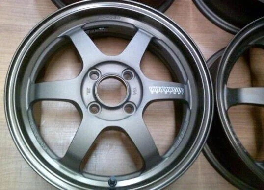 JDM RAYS VOLK RACING TE37 KCR Wheels Rims 4Set 15inch 5J +45 PCD 100 ...