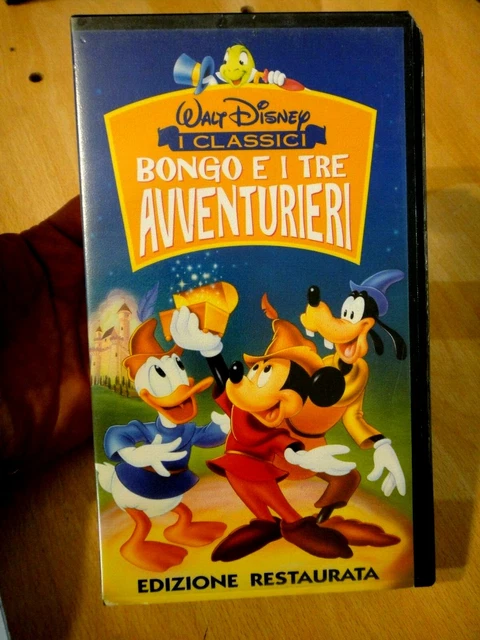 Vhs Walt Disney I Classici Bongo E I Tre Avventurieri Vs 4742 Eur