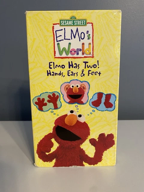 ELMO HAS TWO Hands Ears And Feet VHS 2004 Elmo's World Sesame Street ...