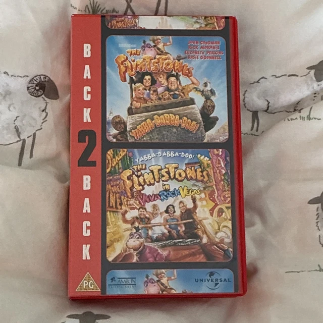 THE FLINTSTONES/THE FLINTSTONES In Viva Rock Vegas Small Box VHS Tape £ ...