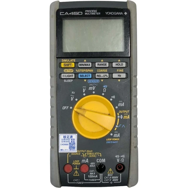 YOKOGAWA CA450 PROCESS Multimeter Digital Multimeter Measuring ...