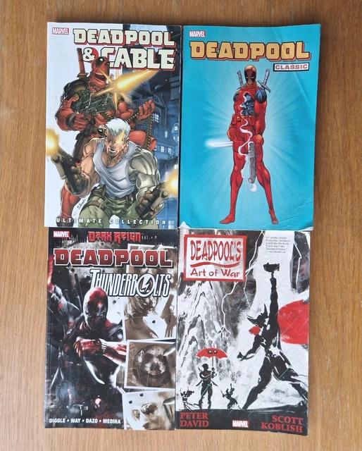 DEADPOOL GRAPHIC NOVEL Bundle Deadpool & Cable Classic Art of War ...