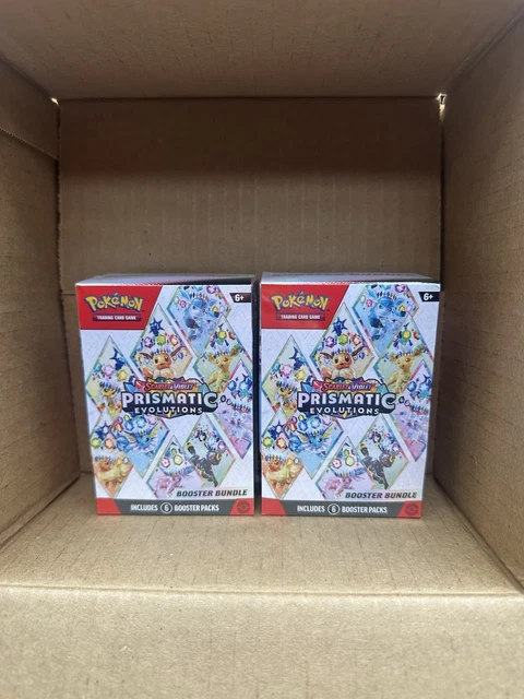 POKÉMON TCG: SCARLET & Violet-Prismatic Evolutions Booster Bundle (6 ...