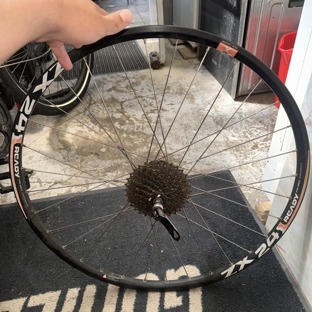 &RUOTA FRENO A disco posteriore doppia parete MTB Alexrims Zx24 26 ...