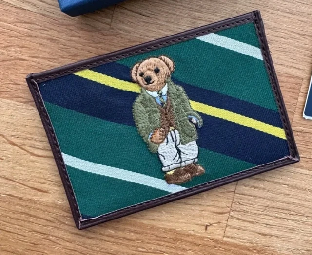 POLO RALPH LAUREN - Portacarte in pelle orso polo nuovo regalo di ...
