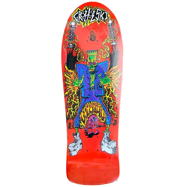 VISION TOM GROHOLSKI Pro model Frankenstein- Old school 80's skateboard ...