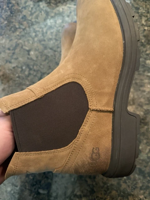 UGG MENS BILTMORE Chelsea Short Boots | Chestnut Suede | 1123669 Size ...