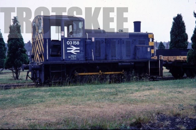 35MM SLIDE BR British Railways Diesel Loco Class 03 03158 1983 Original ...