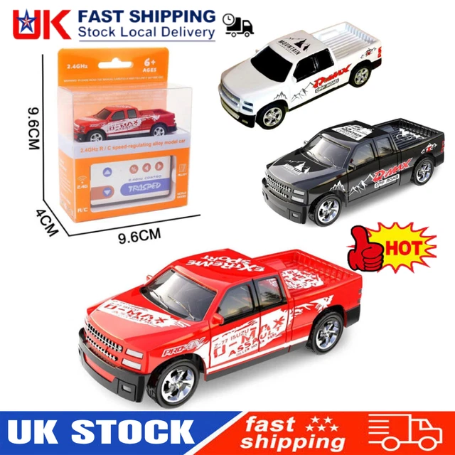 MINI RC DRIFT Car, 1/64 Scale Alloy Truck, Remote Control 4x4 Off-Road ...