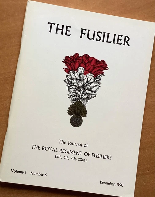 BRITISH ARMY ROYAL Regiment Of Fusiliers Journal: The Fusilier, 12/90 £ ...
