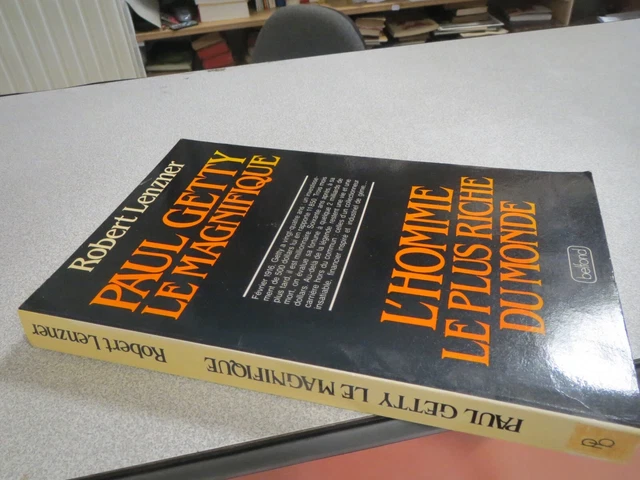 CABA PAUL GETTY Le Magnifique Robert Lenzner EUR 9,00 - PicClick FR