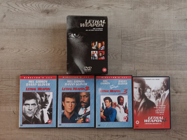 LETHAL WEAPON: THE Ultimate All-Action Collection 1-4 DVD Boxset ! £9. ...