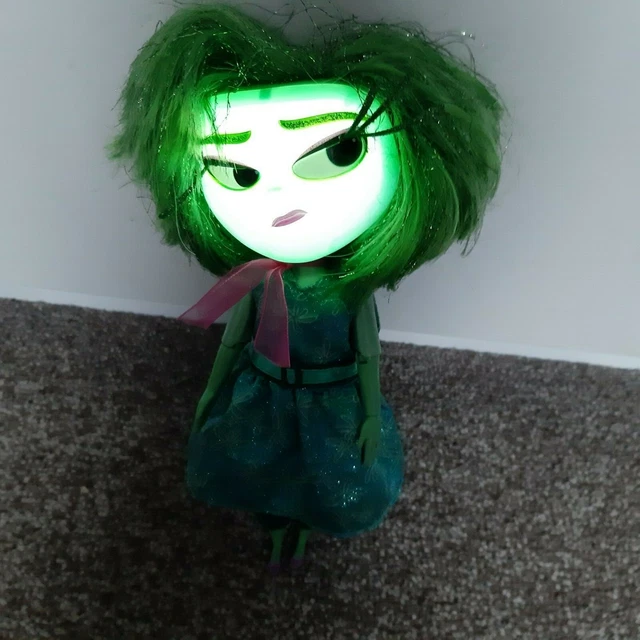 DISNEY INSIDE OUT 'Disgust' Talking Light-up Doll 3+ £9.99 - PicClick UK