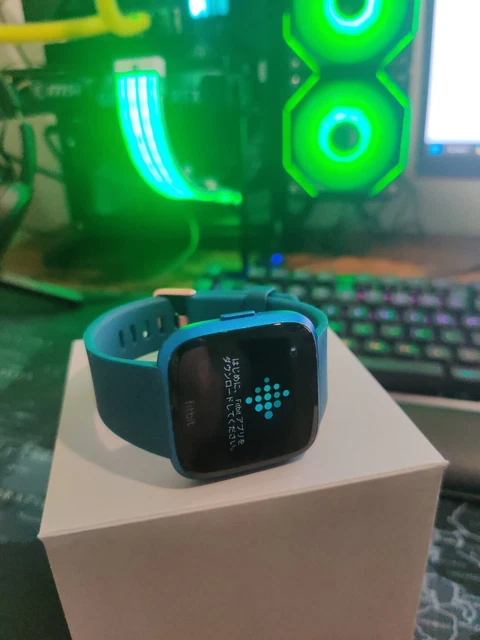 SMART WATCH FITBIT Versa LITE EDITION Blu Marina Tracker Attività FB415 ...