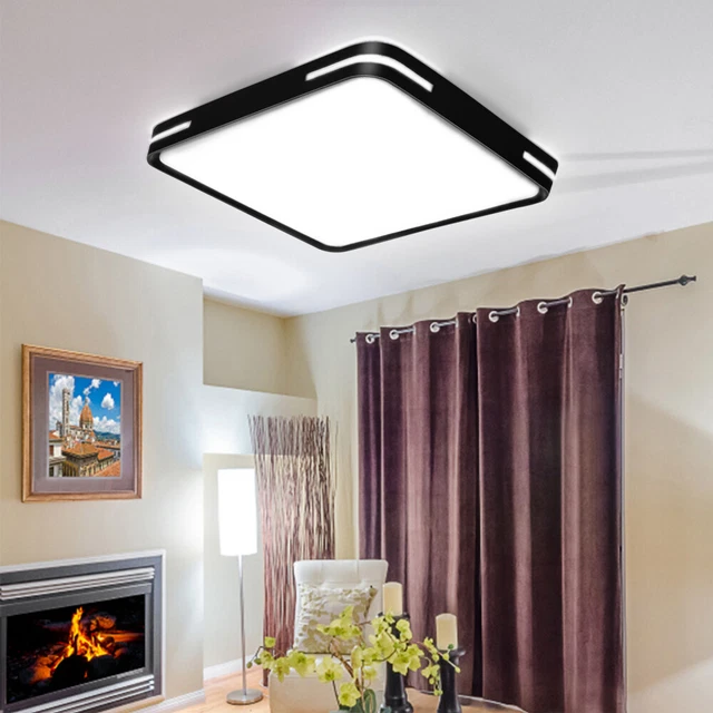 PLAFOND LIGHT SLIM LED Panneau clair carré plafond montage luminaire ...