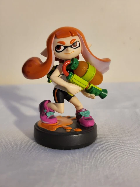 AMIIBO INKLING GIRL orange Super Smash Bros Series Nintendo Switch WiiU Splatoon EUR 13,86 ...