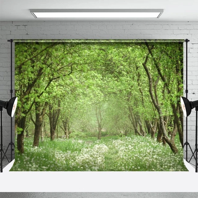 SPRING SUMMER FLOWERS Forest Backdrop For Photo Booth $37.87 - PicClick AU
