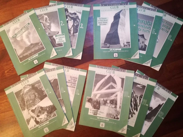 RIVISTA CLUB ALPINO ITALIANO Annata 1996 - Lo Scarpone - CAI montagna ...