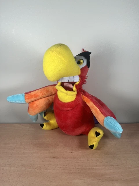 DISNEY STORE ALADDIN Lago Parrot Soft Plush Toy 7” Jafar’s Bird £4.50 ...