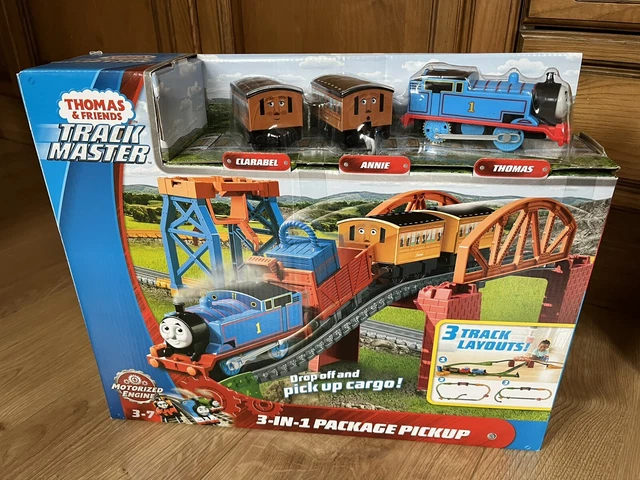 THOMAS & FRIENDS Trackmaster Motorised 3 In 1 Package Pickup w/ Annie ...