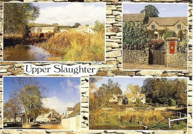 COTSWOLD SCENES AT Upper Slaughter - Unposted 1980s - Judges, Hastings ...