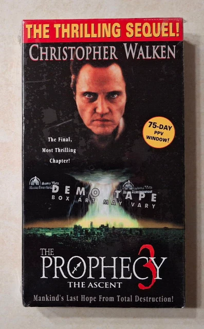 THE PROPHECY 3: The Ascent VHS Screener Promo Tape Demo Dimension NEW ...