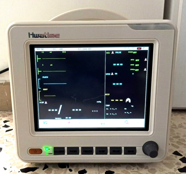 VITAL SIGNS PATIENT monitor machine hospital system ECG TEMP SPO2 NIBP ...