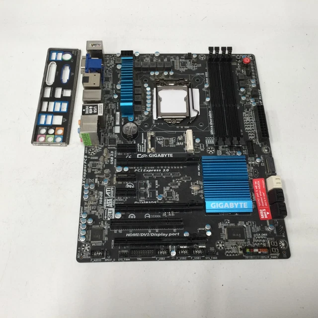 GIGABYTE GA-Z77X-UD3H MOTHERBOARD ATX LGA 1155 DDR3 HDMI DP DVI USB3.0 Intel Z77 EUR 35,83 ...