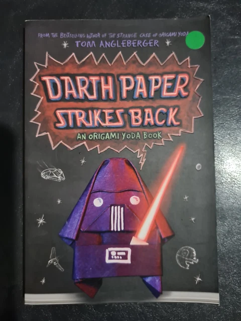 DARTH PAPER STRIKES Back An Origami Yoda Book by Tom Angleberger ...