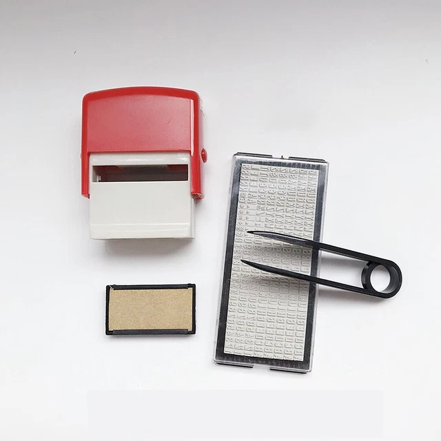 ZUM SELBERMACHEN STEMPEL Typ Stempel Brief Stempel Kunststoff ...