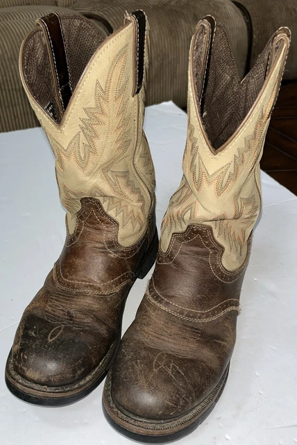 JUSTIN WORK MENS 11" Stampede Soft Toe Work Boot Brown/Sawdust - Wk4660 ...