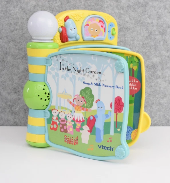 IN THE NIGHT Garden Sing & Slide Vtech Musical Book With Light 2007 ...