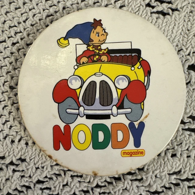 BBC - NODDY Magazine - Button Badge - 75mm dia. - 1994 £1.00 - PicClick UK