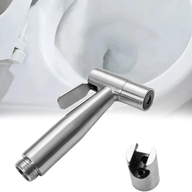 SPRAY SHATTAF DOCCIA bidet WC ergonomico acciaio inox facile da ...