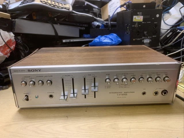 VINTAGE SONY TA 1055 Integrated Stereo Amplifier £85.99 - PicClick UK
