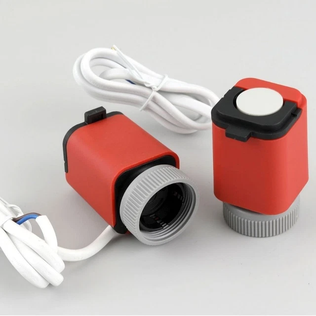 FLOOR HEATING WATER System Actuator 230V AC 24V DC Manual Automatic ...