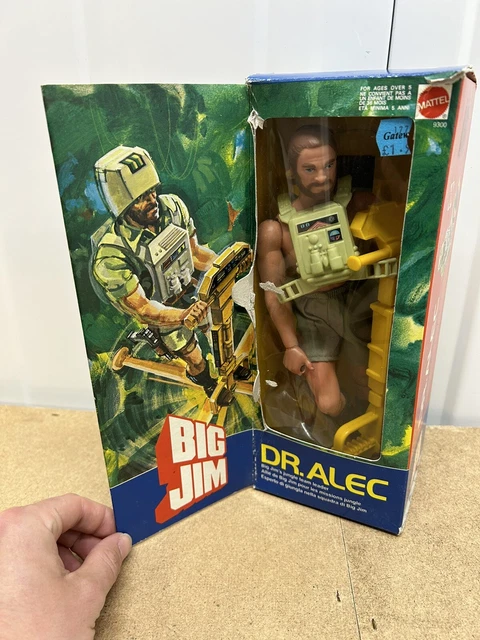 MATTEL BIG JIM Dr Alec - Complete in Box - Unstuck Stickers - Great ...