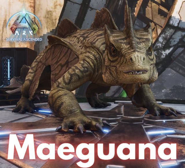 🦎ARK ASA OFFICIAL PvE Top Maeguana Cloner 🦎808 Weight MAX Tame Lvl 224 ...