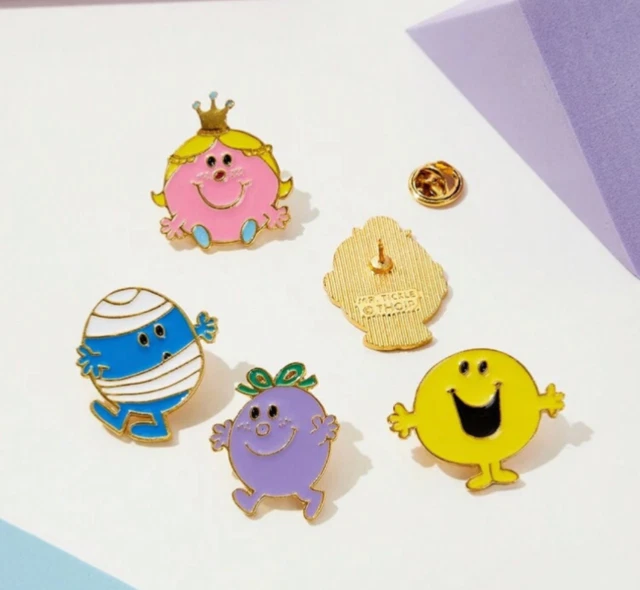 MR MEN BADGE Set. Brand new five piece badge set with gift bag . £6.70 ...