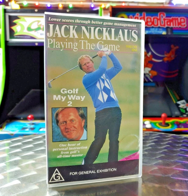 JACK NICKLAUS: PLAYING The Game - Vintage 1990 Golf Training VHS Video ...