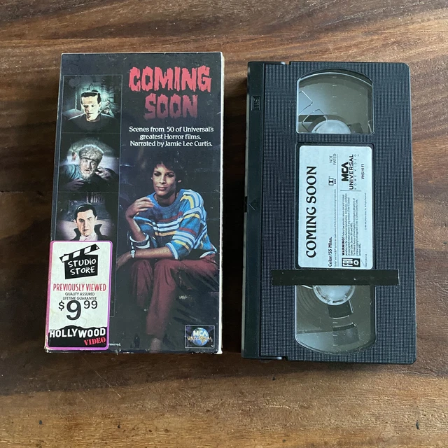 VINTAGE 1982 COMING Soon VHS Cassette Tape w/ Jamie Lee Curtis Horror ...