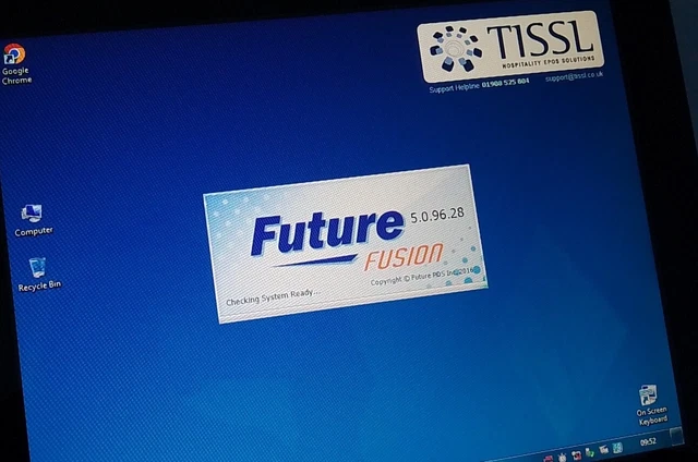 TISSL TOUCHSCREEN FUTURE POS Till System mit Tastatur, Geldschublade ...