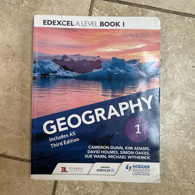 GEOGRAPHY AS/A-LEVEL EDEXCEL A Level Book 1 Cameron Dunn Hodder ...