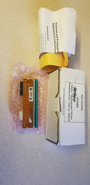 VULCAN ICE PRINTER Print Head 107mm 406315 V0105S £7.00 - PicClick UK